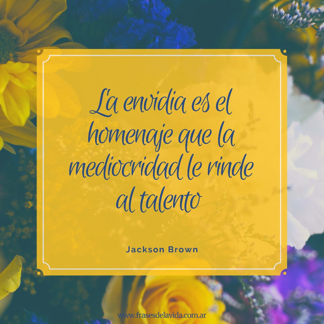 La envidia - Frases de la vida