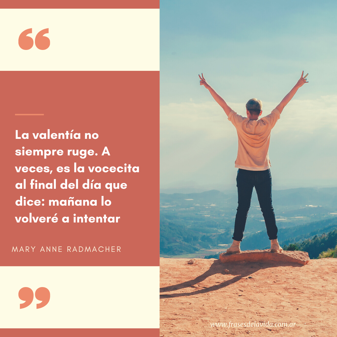 La valentía no siempre ruge. A veces, es la vocecita al final del día ...
