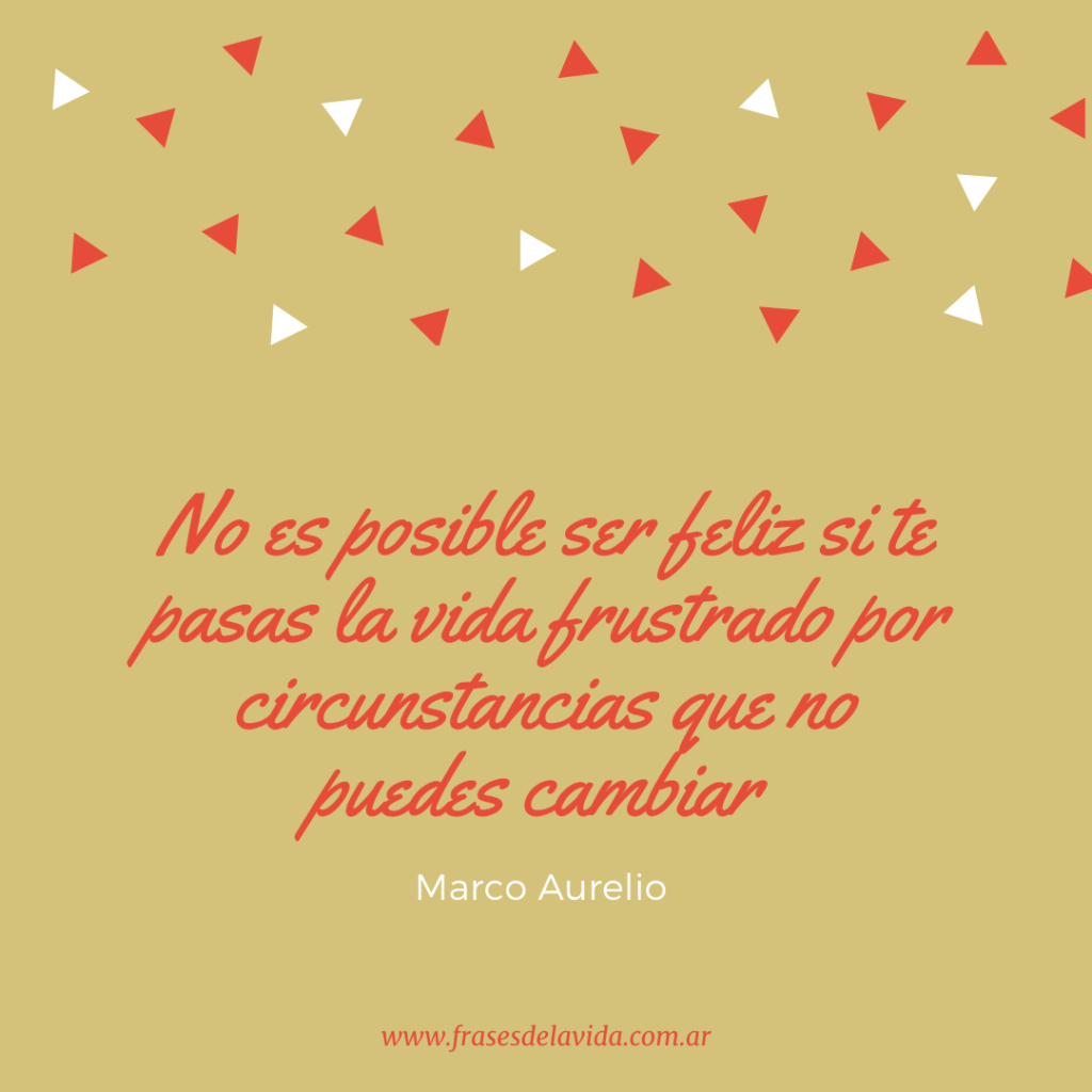 No es posible ser feliz si te pasas la vida frustrado por ... No es posible ser feliz si te pasas la vida frustrado por ...